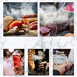 AICNLY Wood Chips for Cocktail Smoker, 8 Flavors Natural Wood Chips for Old Fashioned Drink, Whiskey, & Bourbon, Beef, Pork, Chicken, Fish, Smoked Drinks and BBQ