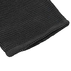 Luwint kid Compression Ankle Brace - Knitted Ankle Sleeve Sock Support for Sprains Arthritis Tendonitis Running Fitness, 1 Pair Black