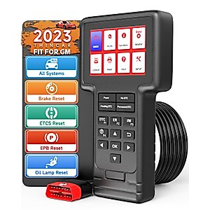ThinkScan OBD2 Scanner Diagnostic Scan Tool Compatible for GM, Car Code Reader SAS ETS EPB Oil Light Reset Service for GM Vehicles After 1996 (for Buick/Chevrolet/Cadillac/GMC), Lifetime Free Update