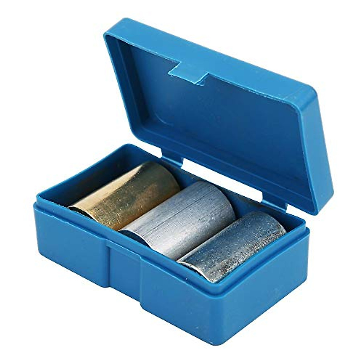 Iron Cubes 3-Piece Equal Length Cylinders, Brass, Iron, Aluminum for Use with Density, Specific Gravity Activities