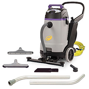 ProTeam Wet Dry Vacuums, ProGuard 20, 20-Gallon Commercial Wet Dry Vacuum Cleaner with Tool Kit and Front Mount Squeegee