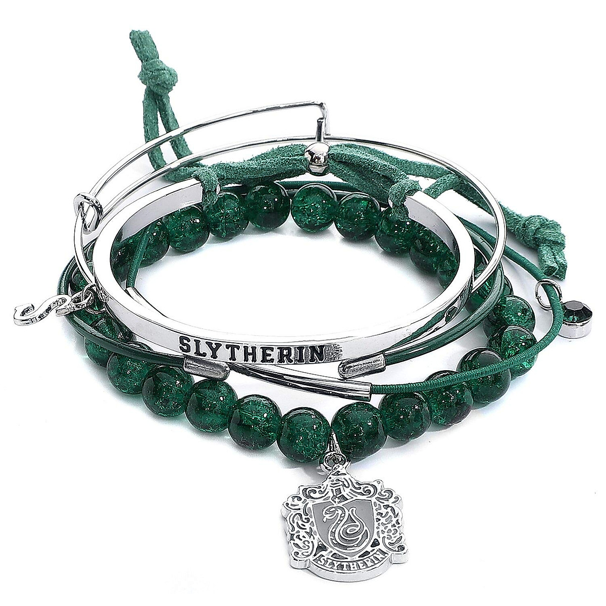 Harry Potter Slytherin Arm Party Bracelet Set