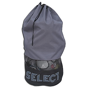 Select Ball Bag with Backpack Straps,Gray,12-ball