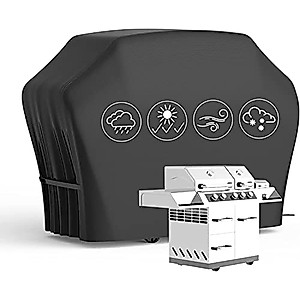 Grill Cover for Outdoor Grill BBQ Grill Cover 58 inch BBQ Covers Waterproof Heavy Duty 420D Gas Grill Covers for Outside