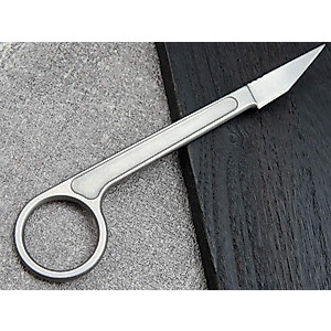 Ccanku C1104 Fixed Blade Knife D2 Blade+Stainless Steel Handle Fixed Blade Knife for Hunting, Survival, Camping Outdoor Utility Knife with K Sheath …