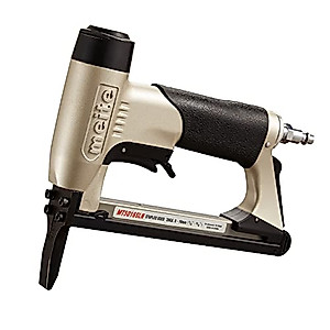 meite MT5016SLN Pneumatic Upholstery Stapler 20 Gauge 1/2-Inch Crown 1/4-Inch to 5/8-Inch Length Long Nose Stapler Fine Wire Stapler with Safety