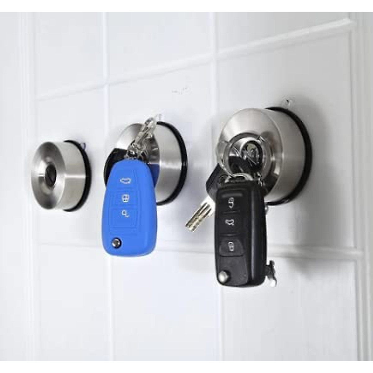 Powerful Suction Cup Magnetic Knife Holder Wall Mounted Stainless Steel Magnet