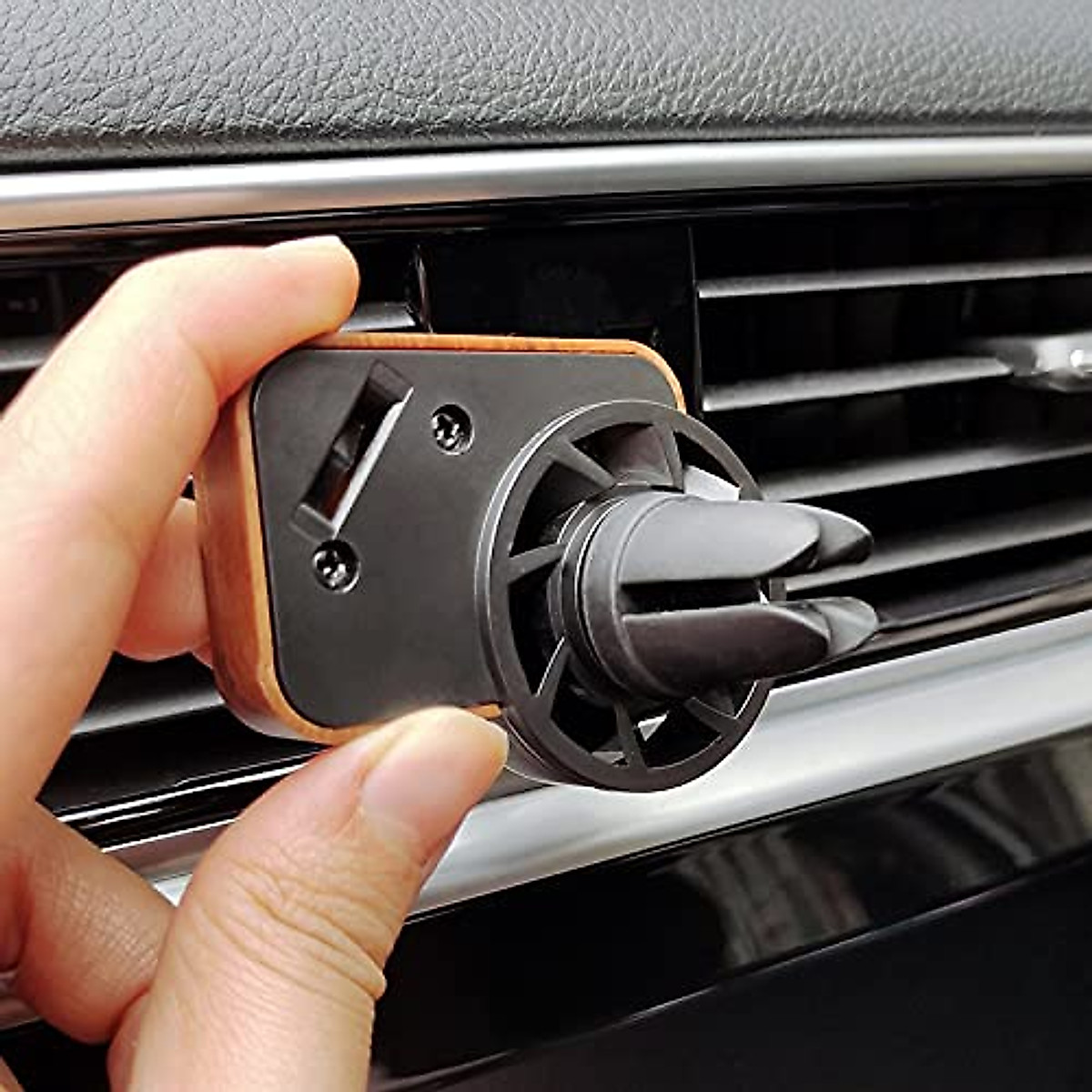 GISAVV Record Player Car Air Freshener Spin Phonograph Air Vent Outlet Aromatherapy Diffuser Perfume Clip Retro Car Accesories Interior (Style A)