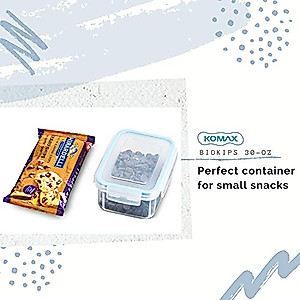 Komax Biokips Airtight Food Storage Containers With Lids | Set of 6 Kitchen Pantry Organization and Storage Containers | BPA-free Sugar, Flour, Dry Food Containers