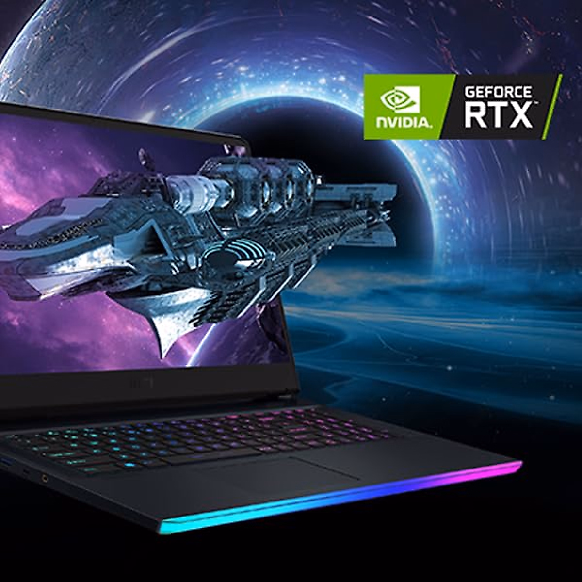 MSI Raider GE76 Gaming Laptop: Intel Core i9-12900H, GeForce RTX 3060, 17.3" 144Hz FHD Display,16GB DDR5, 1TB NVMe SSD, Thunderbolt 4, Cooler Boost 5, Win 11 Home: Titanium Blue 12UE-871