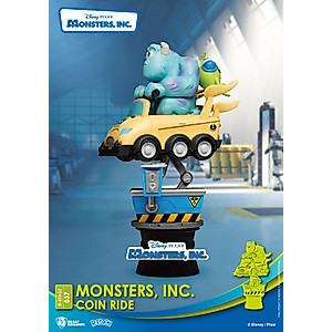 Beast Kingdom Coin Ride: Monsters Inc. DS-037 D-Stage Statue, Multicolor, 6 inches