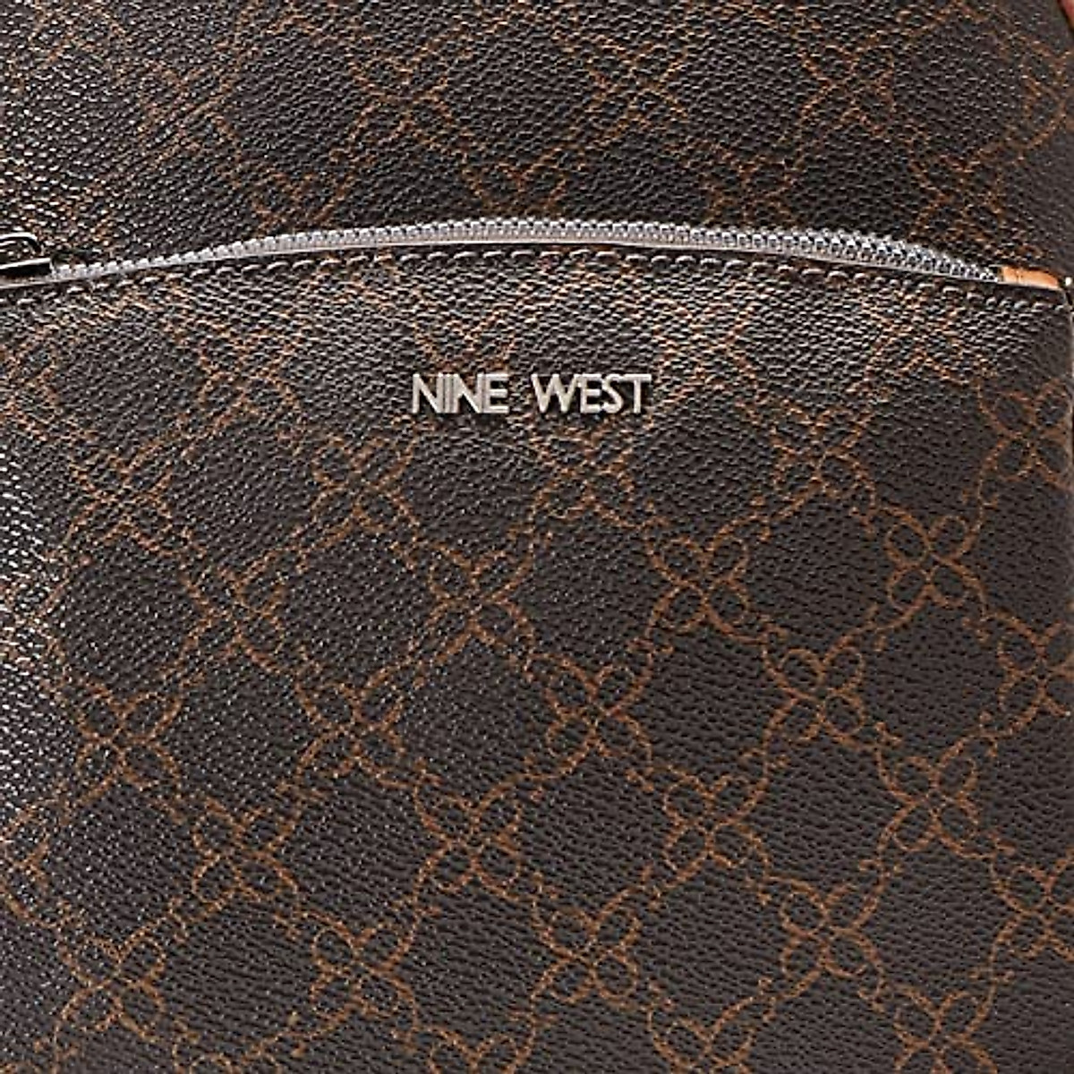 Nine West Sloane Backpack Brown Logo One Size