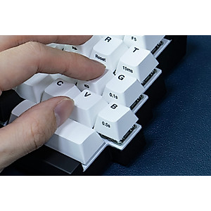 Mistel MD600RGB v3 60% Split Mechanical Keyboard, Two Tone PBT Double Shot Keycaps, Programmable Macro Support, USB to Type-C, Windows and Mac OS, Cherry MX Brown Switch
