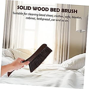 COOLHIYA 1pc Sweeping Brush Woodworking Brush Carpet Cleaner Brush Craft Broom Toy Clothes Brush Mini Duster Mini Sweep Cleaner Mini Whisk Sweeping Soft Bristle Broom Imitation Mane Coffee