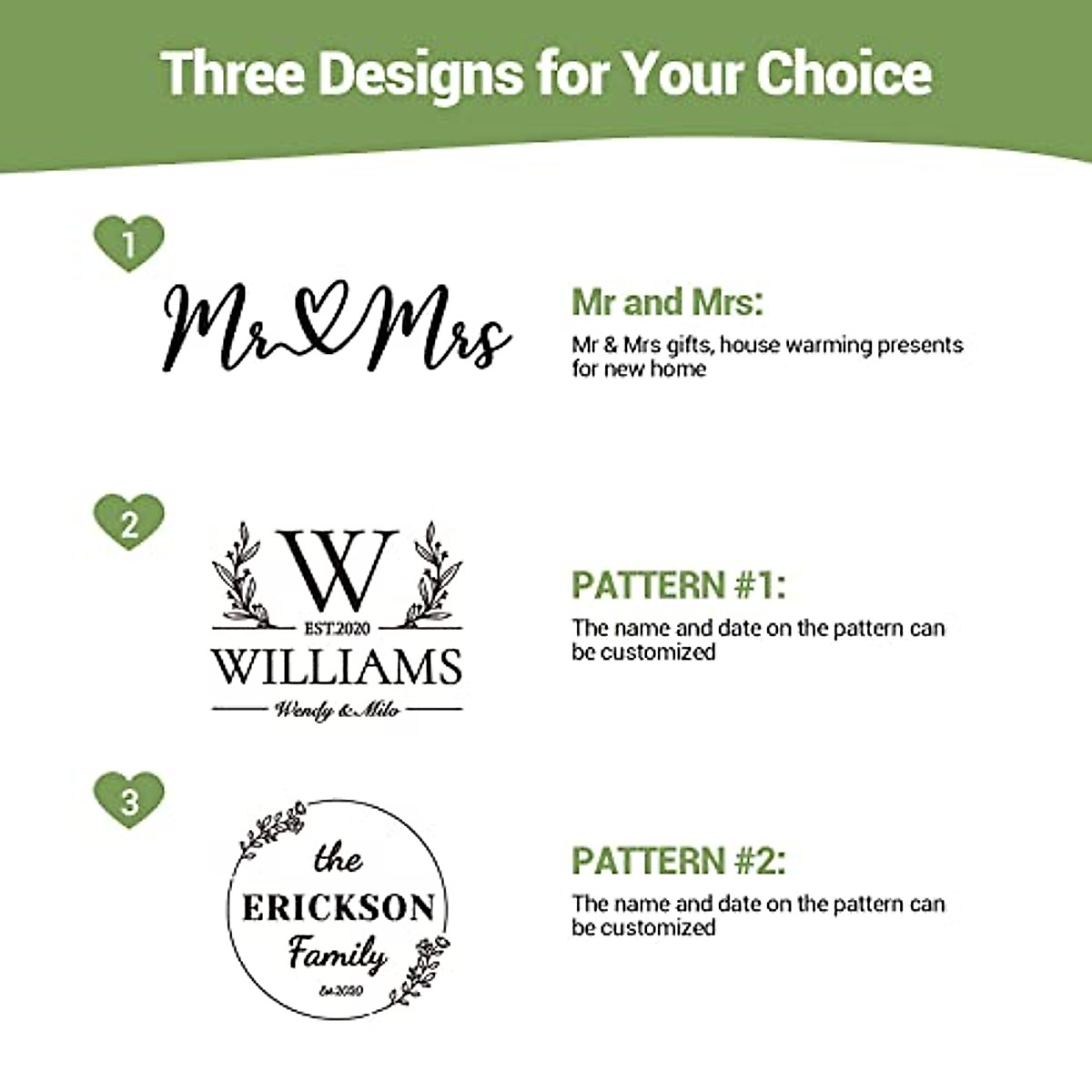 AW BRIDAL Personalized Cutting Board Wood Large Cutting Boards for Kitchen Chopping Board Charcuterie Boards - Wedding Gifts for the Couple, Anniversary Housewarming Gift//DK2101CPP01//