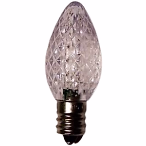 LED Bulb C7 E12 Candelabra Christmas Light Replacement, 1 Piece Multi Color Changing Bulb