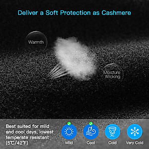 Unigear Running Gloves, Touch Screen Anti-Slip Lightweight Gloves Liners for Cycling Biking Sporting Driving for Men Women (Medium)