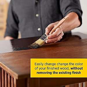 1/2 pt Minwax 21370 Classic Oak PolyShades Wood Stain and Polyurethane, Satin