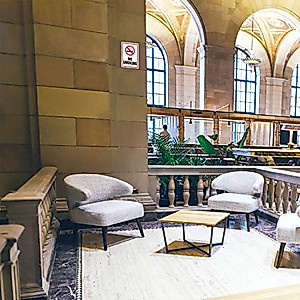 No Smoking Sign,3 Pack No Smoking Metal Reflective Signs - 10 x 7 Inches .040 Rust Free Heavy Duty Aluminum Sign - UV Printed with Professional Graphics - Easy to Mount - Indoor & Outdoor use