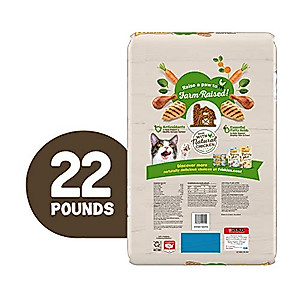 Purina Friskies Dry Cat Food, Farm Favorites With Chicken - 22 lb. Bag