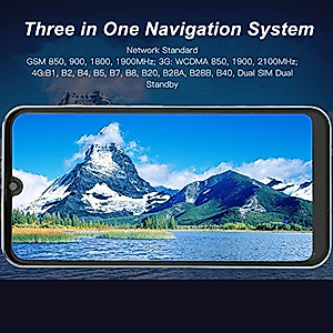 Zunate I13 Pro Max Unlocked Smartphone, 6.1in IPS Ultra HD 4G Mobile Phone with 4GB 128GB, 4000mAh, 8MP 16MP, Face Recognition, GPS, Senior Phone for Android 11(Gold)