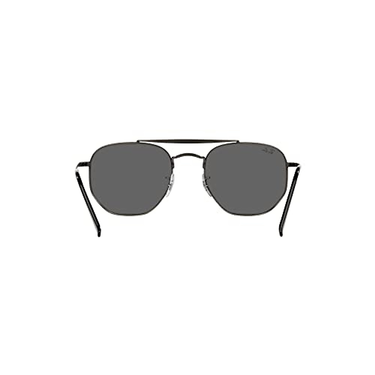 Ray-Ban RB3648 The Marshal Square Sunglasses, Antique Gunmetal/Dark Grey, 54 mm
