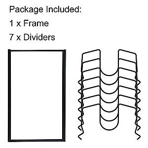 Toplife Adjustable 7+ Lids Organizer Rack + 10+ Bakeware Organizer Rack for Kitchen Cabinet and Counter, Black