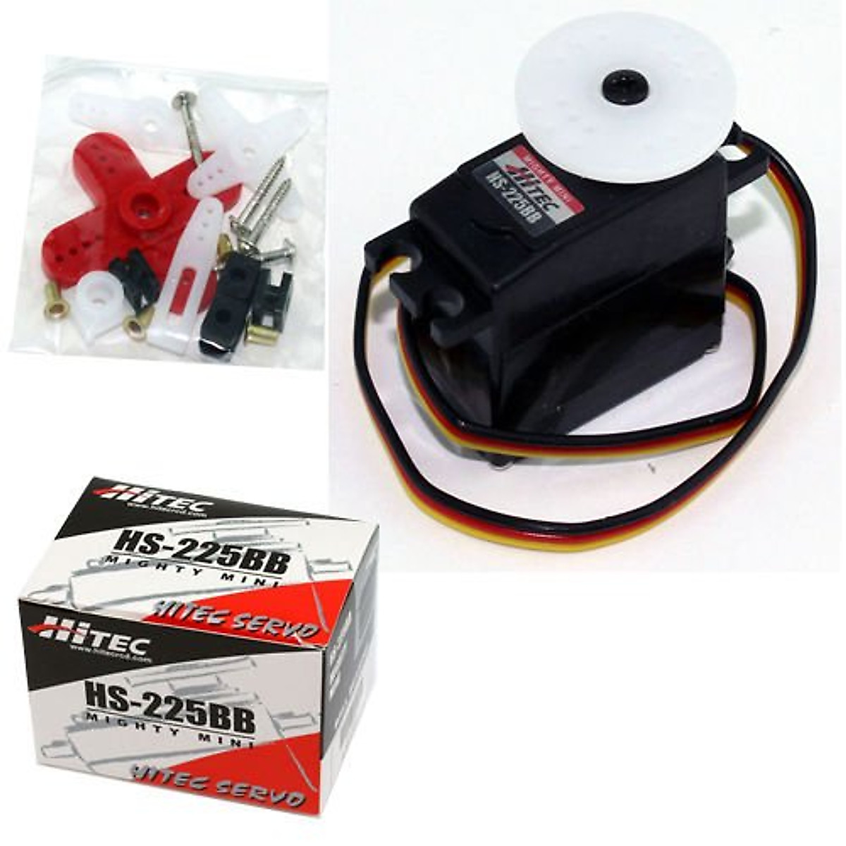 NEW Hitec HS-225BB Mighty Mini / Micro BB Servo HS225BB / HS225 / 225HB 31225S .HN#GG_634T6344 G134548TY93457