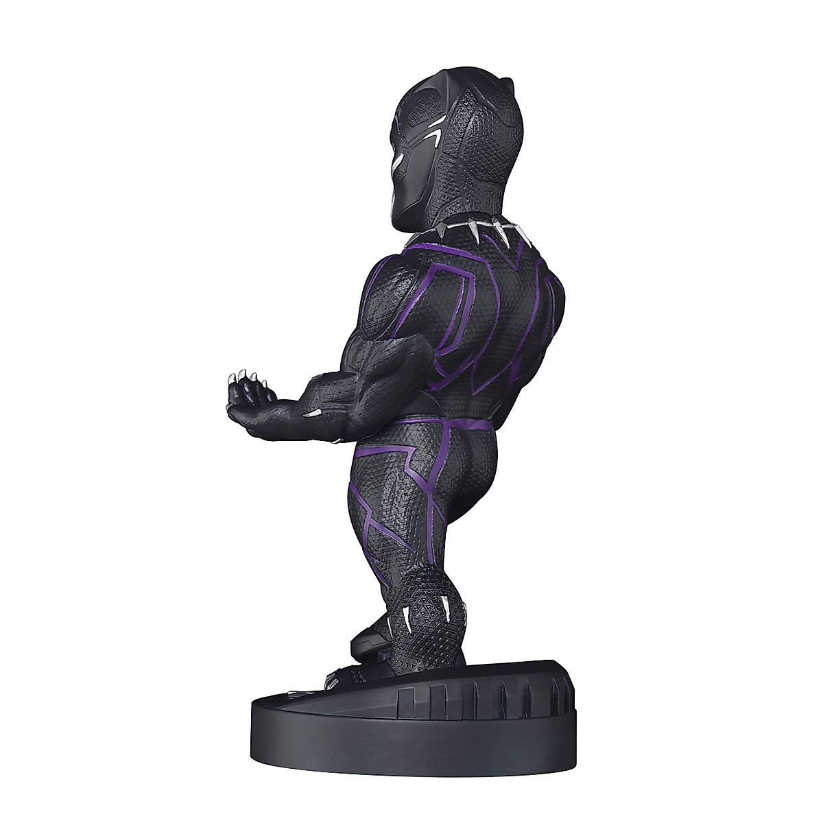 Exquisite Gaming: Marvel End Game: Black Panther - Original Mobile Phone & Gaming Controller Holder, Device Stand, Cable Guys, Licensed Figure