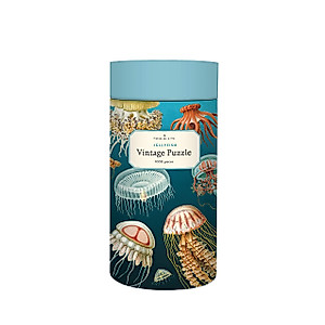 Cavallini Papers & Co. Jelly Fish 1,000 Piece Puzzle, Multi