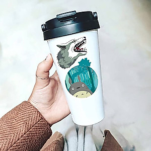 50 PCS Japanese Cartoon Stickers, Kawaii Studio Ghibli Anime Stickers Waterproof Vinyl Cute Stickers for Laptop Guitar Water Bottle Luggage Bike Fashion Decals for Kids Teen Girls Adults