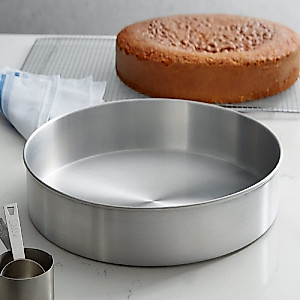 TrueCraftware- 16" X 4" Aluminum Round Layer Cake Baking Pan 0.90MM- Bakeware for Cake Pizza Layer Cake Pans Easy Releasing Cake Baking Pans Circle Cake Pans Cake Tin Cheesecake Mold