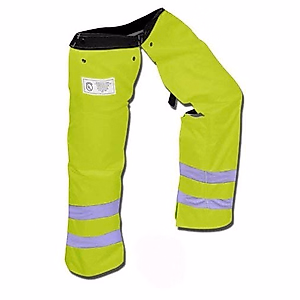 FORESTER Protective Trimmer Safety Chaps, Safety Green, Large