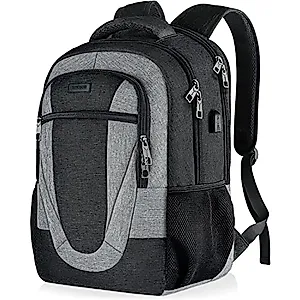 BIKROD Travel Laptop Backpack for Men and Woman, School Backpacks for Teens with USB Charging Fits 15 IN Laptop Backpack, Adult Business Computer Travel Backpack [New Version of Quality Upgrade]