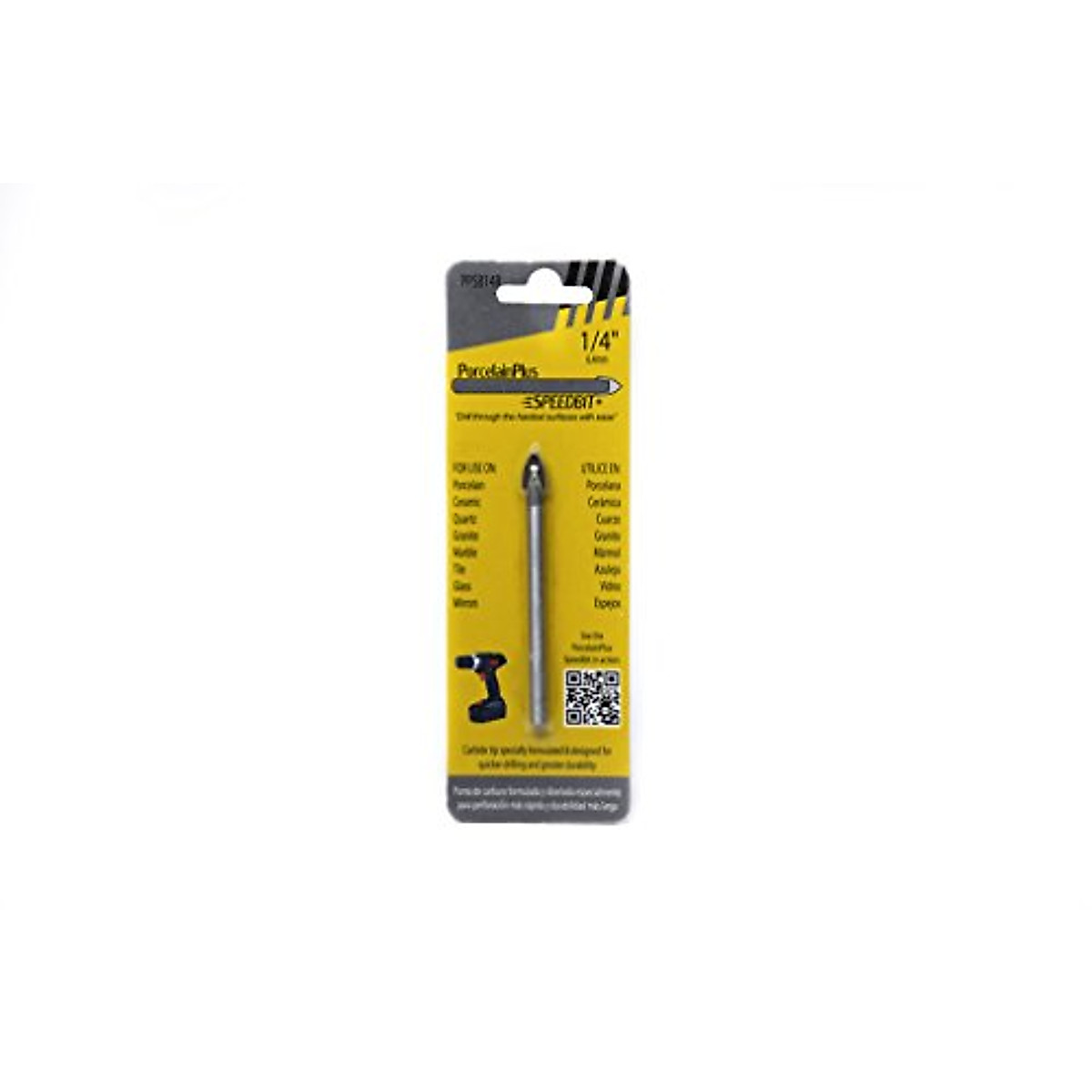PorcelainPlus Speedbit (Tile & Glass Bit) (1/4")
