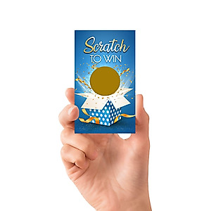 Generic What’s in The BoxScratch Off Cards-(30 Pack)-Birthday Party Scratch Off Tickets-Bridal Shower-Holiday Scratch Off-Customer and Employee Appreciation-Christmas Scratch Off