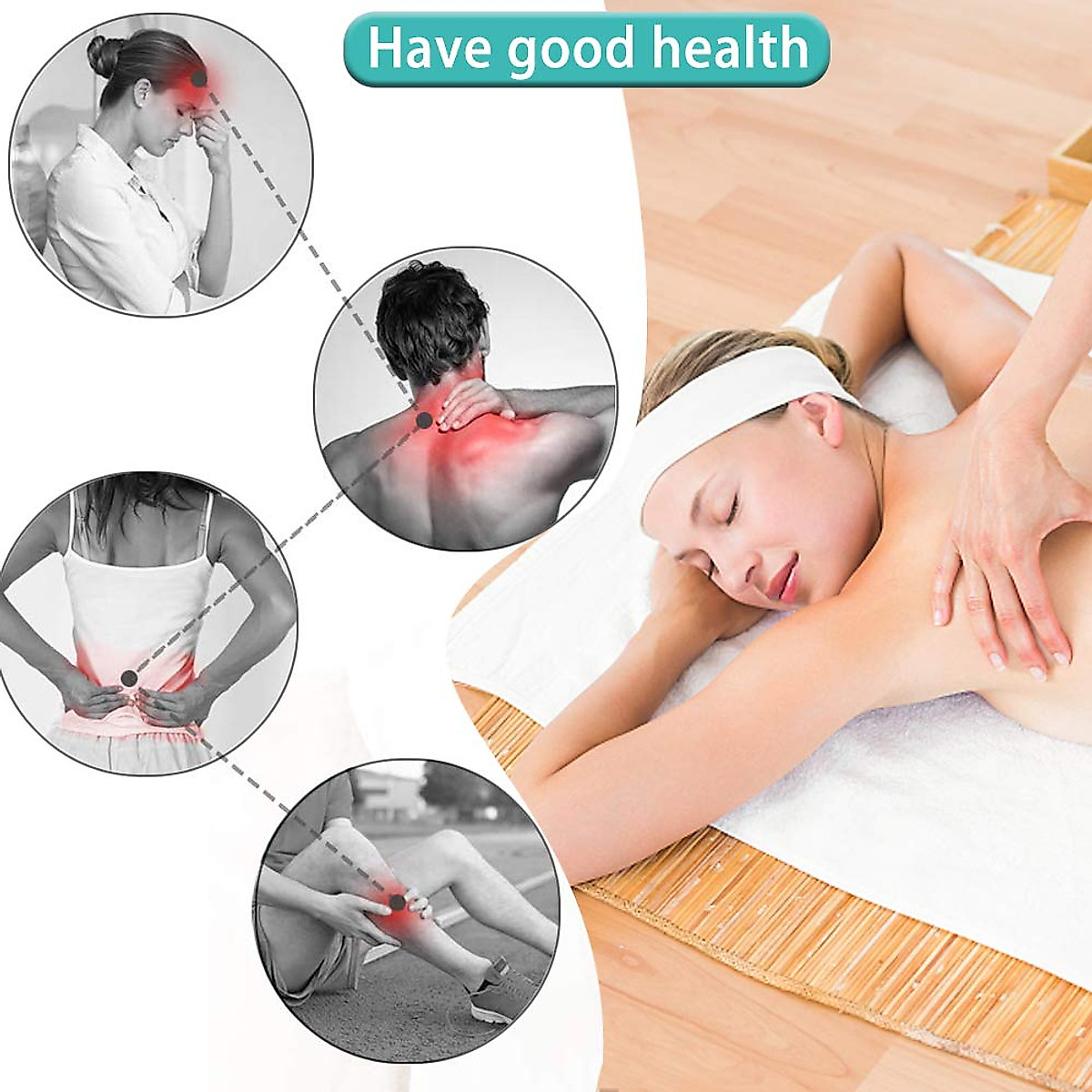 Portable Massage Table Spa Bed Folding 84 Inch Height Adjustable 2 Fold Massage Bed with Carry Case PU Leather Professional Facial Salon Tattoo Lash Bed with Face Cradle, Hold Up To 450Lbs, Pink