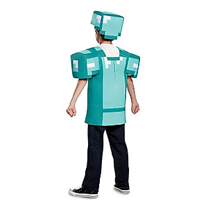 Armor Classic Minecraft Costume, Blue, Medium (7-8)