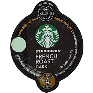 Starbucks Dark French Roast Coffee Keurig Vue Portion Pack, 32 Count