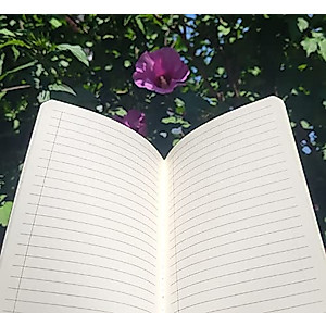 Designworks Ink 4.4" x 7.5" Flex Cover Notebook Journal with 48 Lined Pages, Lemon Yellow Notebook with Gold Foil Accents - Perfect for Office Work, Writing, and Journaling