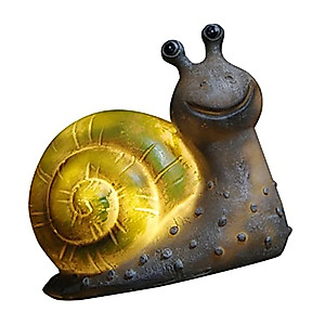 Uonlytech 3pcs Outdoor Ornament Lights Outdoor Garden Lights Animal Light Lawn Lamp Decorative Lights Solar Garden Lamp Solar Animal Lights Decorative Lights Snails Water Proof