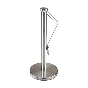 Stainless Steel Kitchen Roll Paper Towel Holder Bathroom Tissue Stand Napkins Rack Home Kitchen Storage Paper Towel Stand (Style C)