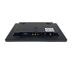 EVERSECU 13.3 inch HD 1920x1080 IPS LCD HDMI Monitor Screen Input Audio Video Display with BNC Cable for PC Computer Camera DVD Security CCTV DVR Home Office Surveillance