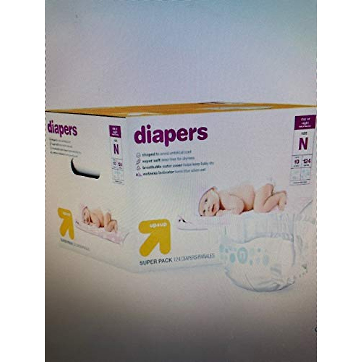 Diapers Super Pack Size-newborn -3pack 324count
