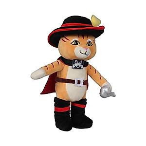 Feeriay Puss Plush Toy 12.2 in Cat Stuffed Animal Plushie Doll Puss Figure Pillow for Kids Gifts