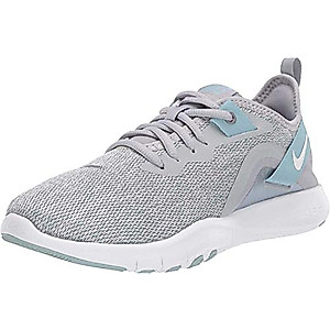 Nike Women's Flex Trainer 9 Cross, Wolf Grey/Pure Platinum-Ocean Cube-White, 7.5 Regular US
