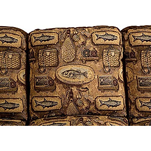 American Furniture Classics Model River Bend loveseat, Brown