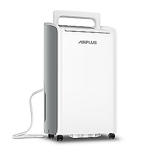AIRPLUS 4,500 Sq.Ft 70 Pint Dehumidifiers for Basement and Home-Dehumidifier with Drain Hose,Efficient,Energy-with Dual Protection and 4 Smart Modes,24H Timer,Defrost,for Bedroom,bathroom,Large Room