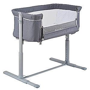 Pamo Babe Bedside Bassinet for Baby Crib 8 Adjustable Heights Foldable Bassinet Sleeper with Mattress Cover
