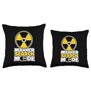 Medical Imaging Radiology X Ray Tech Apparel Gifts Marker Search Mode On Radiographer Technologist Radiologist Throw Pillow, 16x16, Multicolor